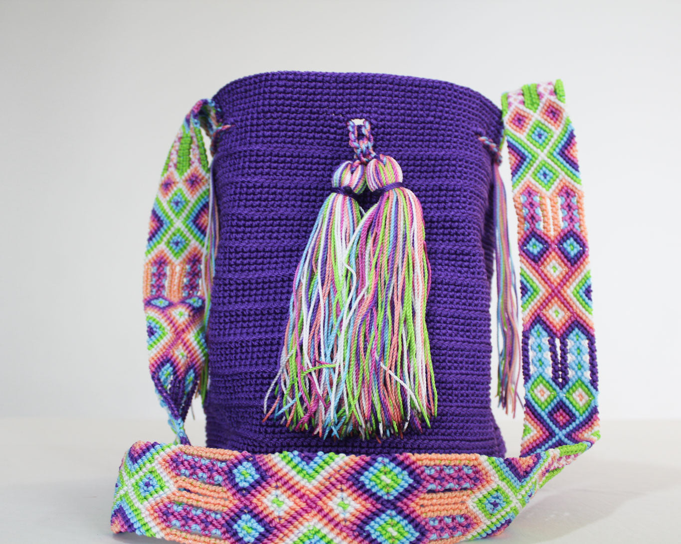 Bolso Morral Morado Rosa – RIVERA GUTIERREZ