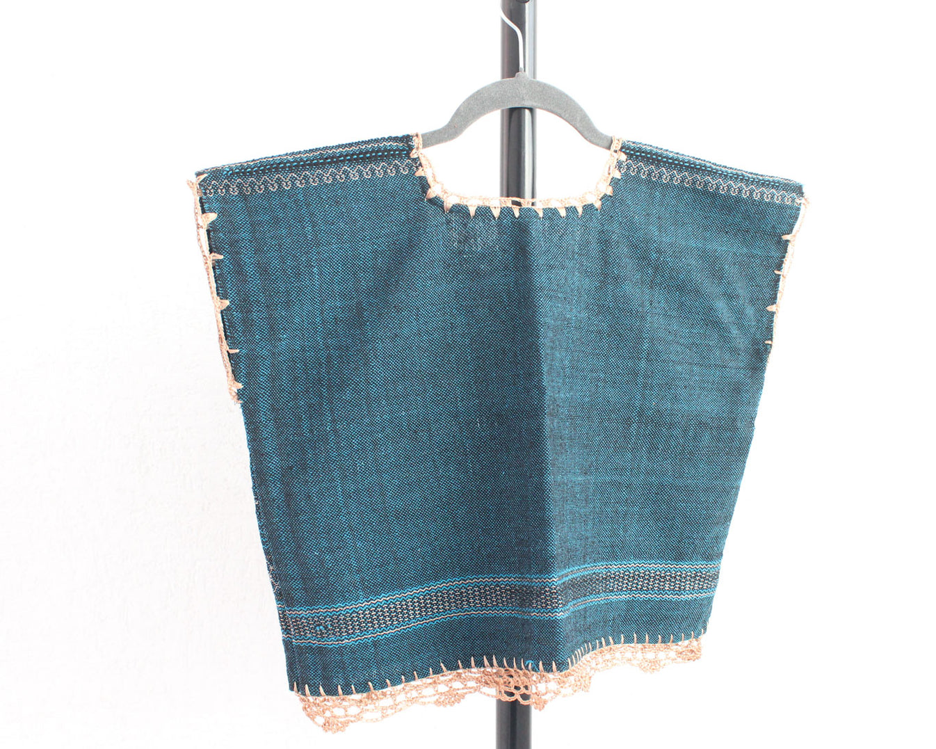 Top Carmen Turquesa Beige – RIVERA GUTIERREZ